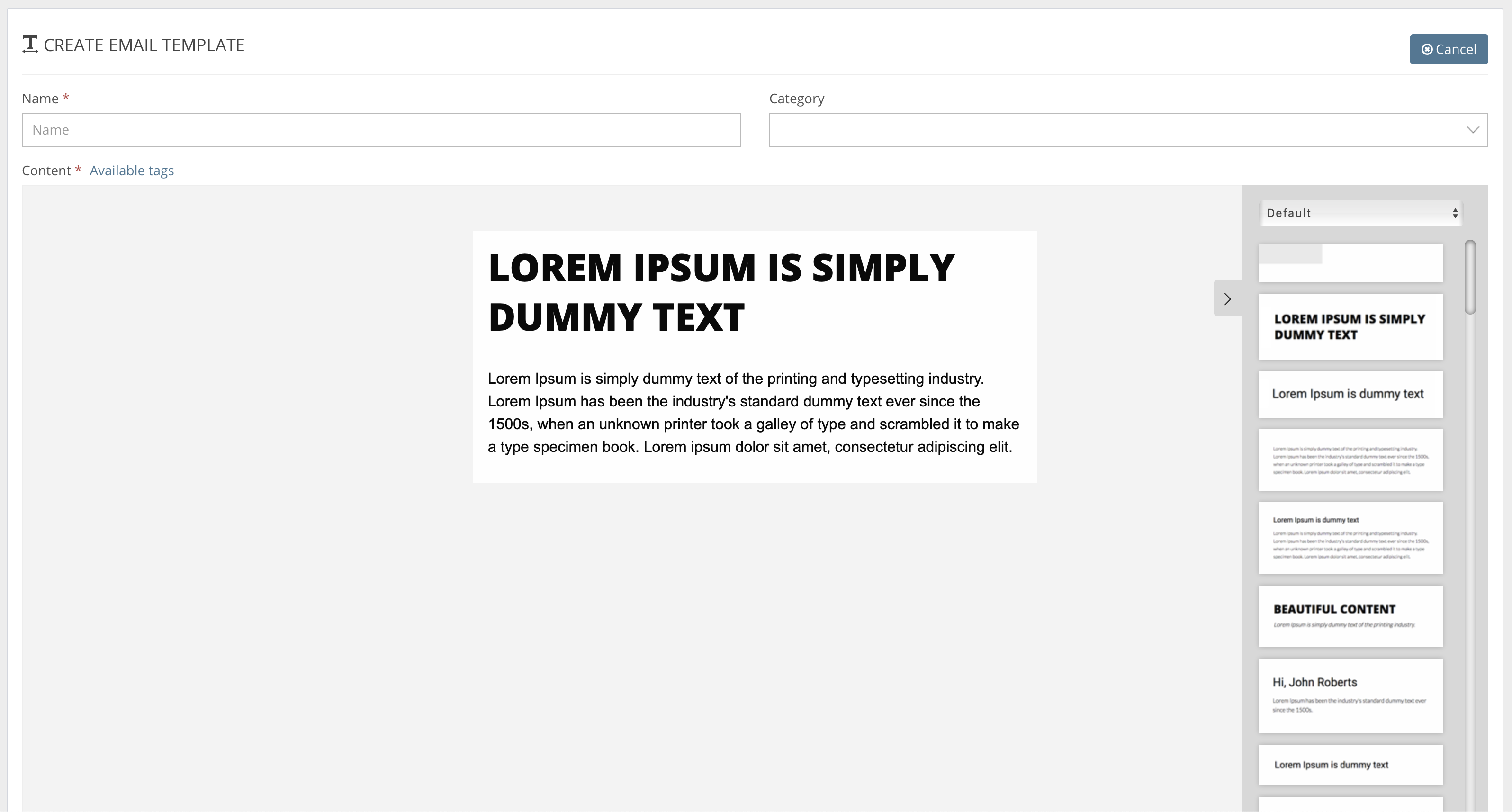 Create and use email templates | Author.Email